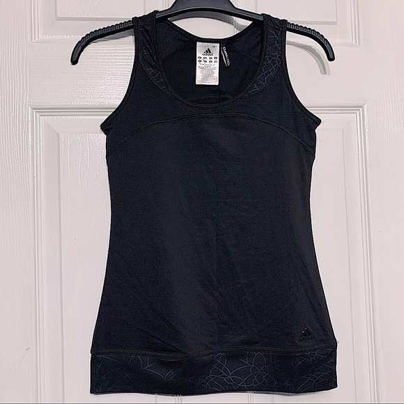 adidas | Tops | Adidas Clima Cool Black Athletic Work Out Tank Top ...